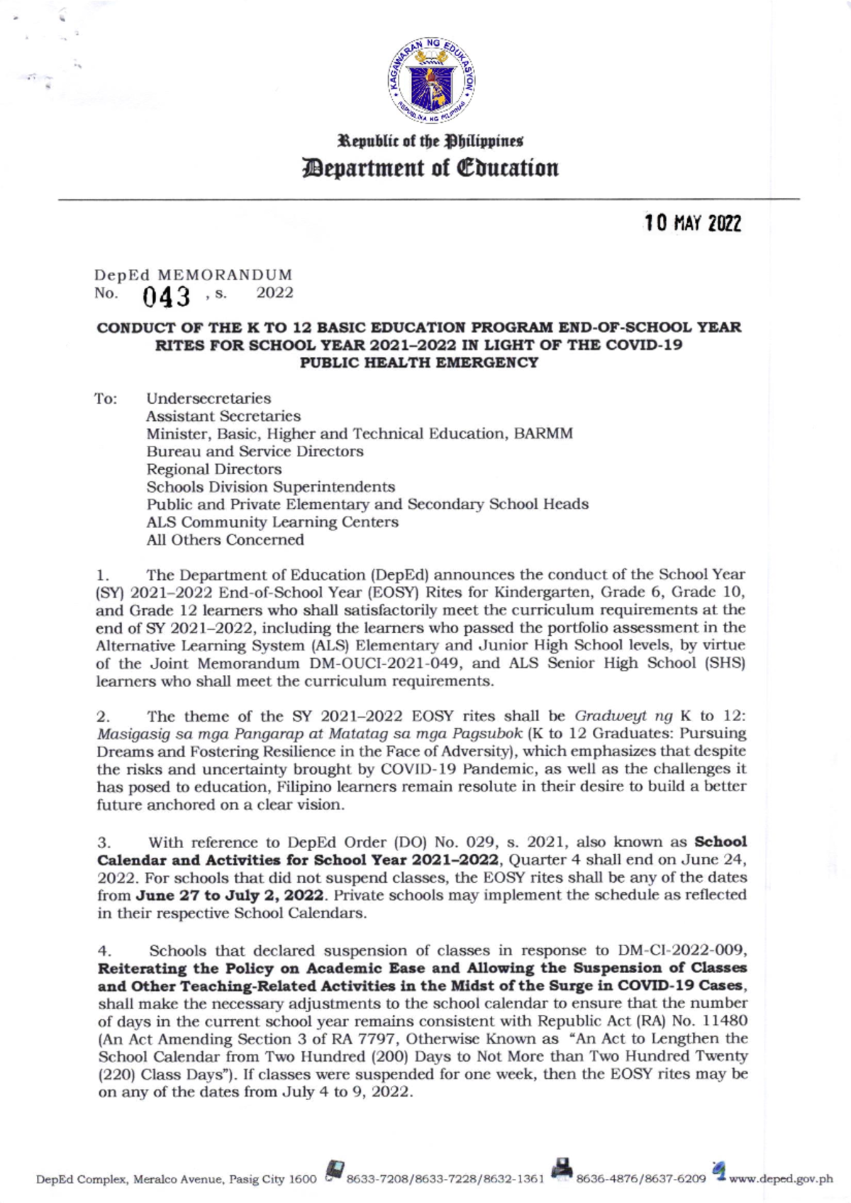 DM s2022 043-EOSY-Rites-SY-2021-2022 - .{::.% iHr' Sroltlit ot 6e ...