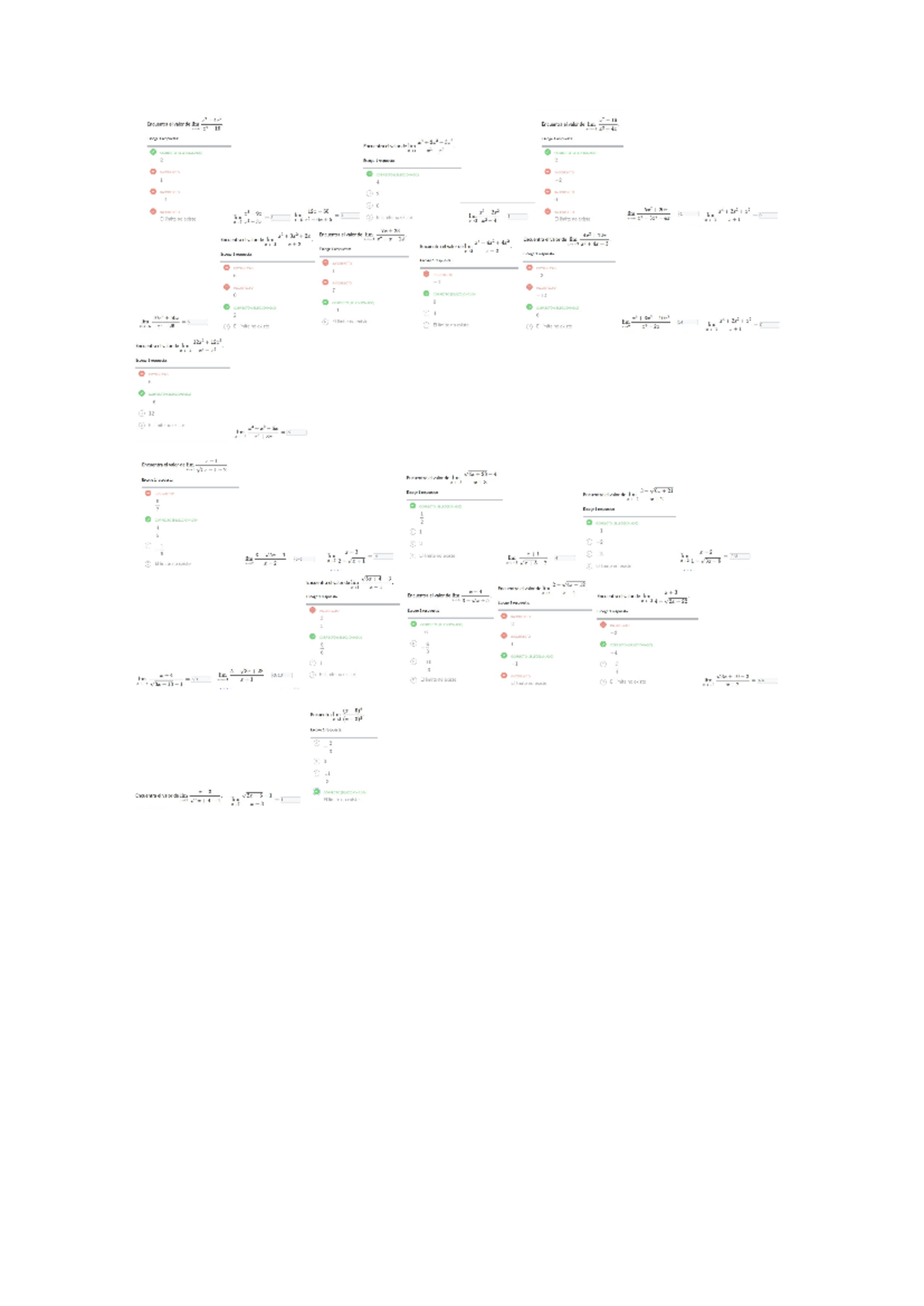 KAN matematica basica - Encuentra valor de lim Encuentra I valor de lim ...
