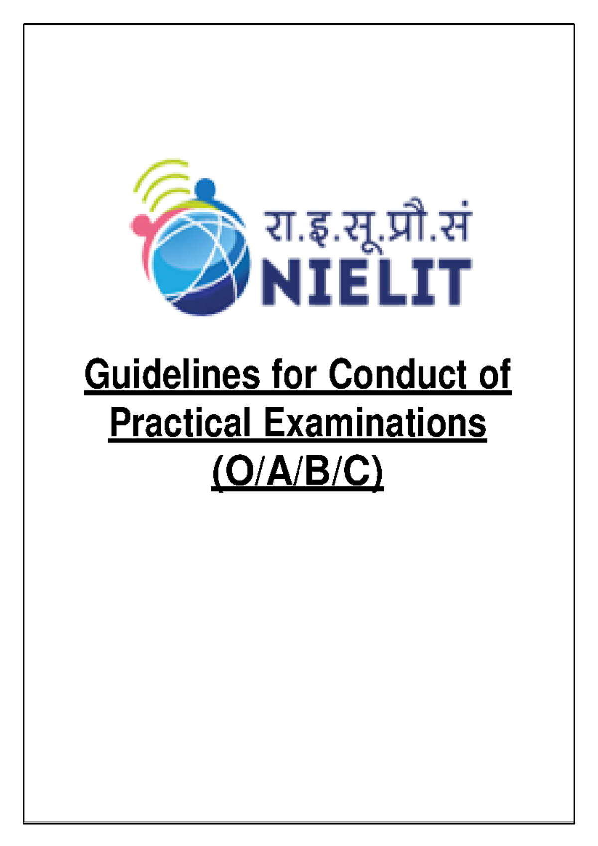 Practical SOP - download MIS notes - Guidelines for Conduct of ...