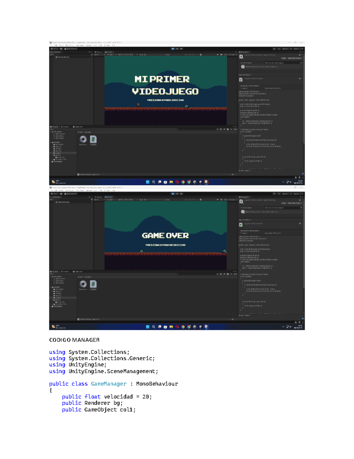 Zapata Encalada Yuleyka Yamilet - CODIGO MANAGER using System; using System.Collections; using ...