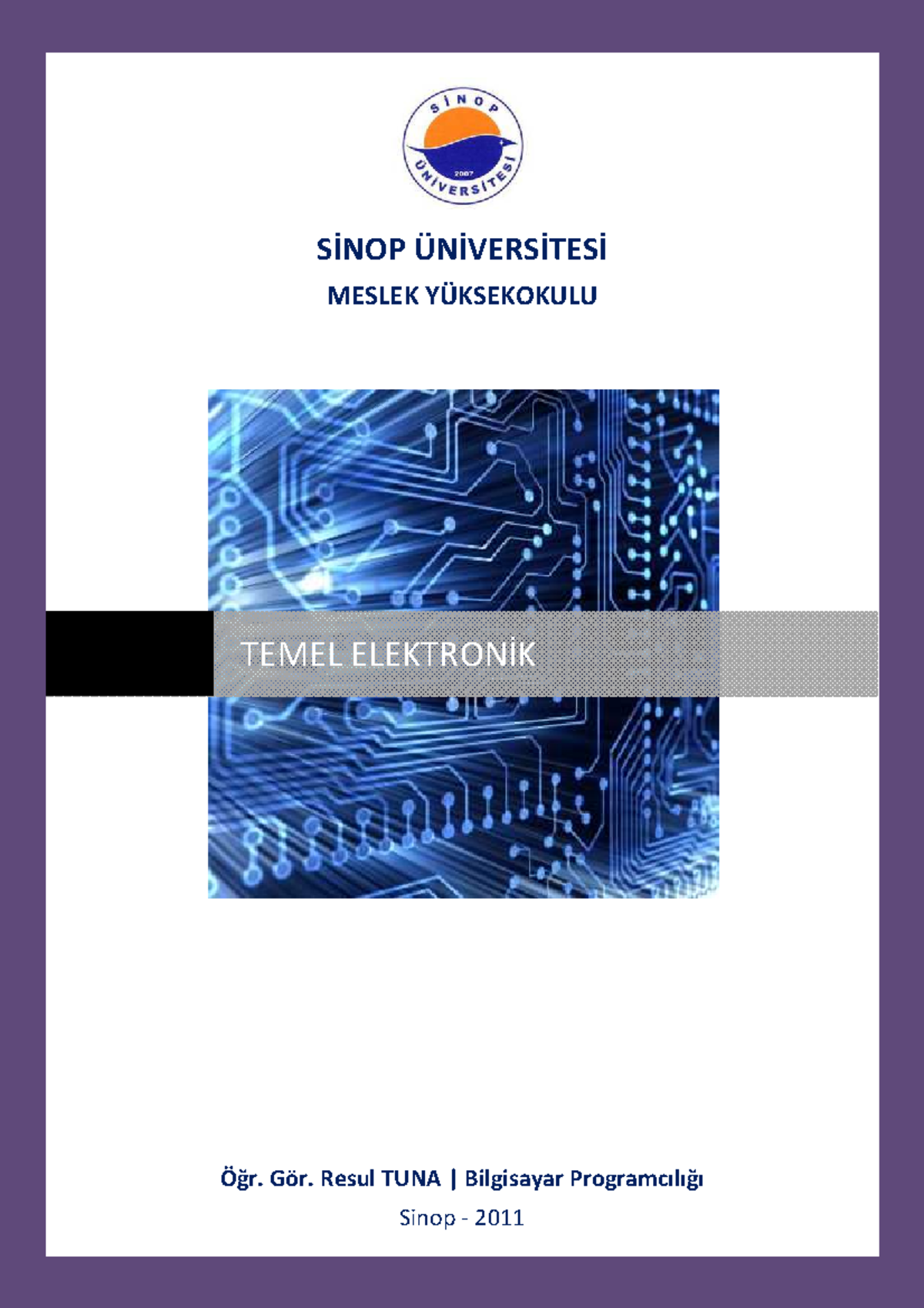 Temel-Elektronik-1 - dskjln dllfs dnfjsdnkldskd jflksdjm - S1NOP ...