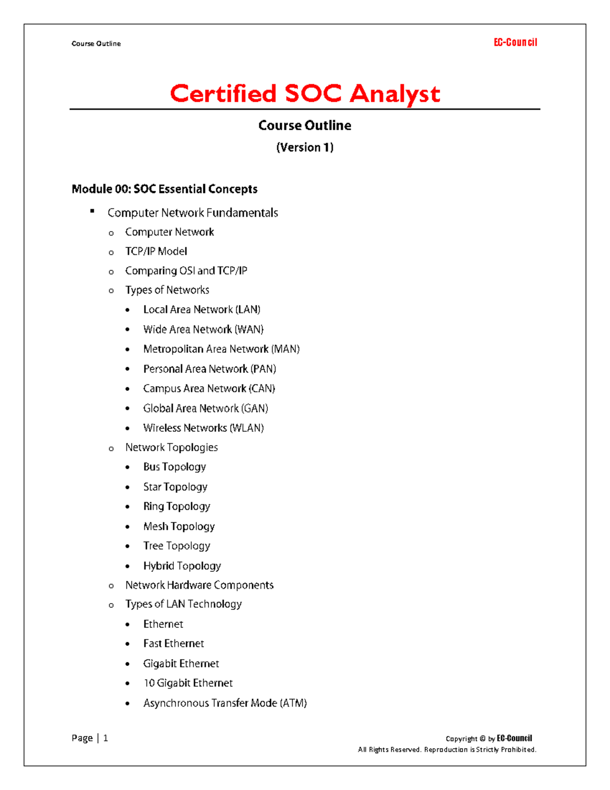 CSA - Practical Example - Page | 1 Copyright © by EC-Council Certified SOC Analyst o o o o ...