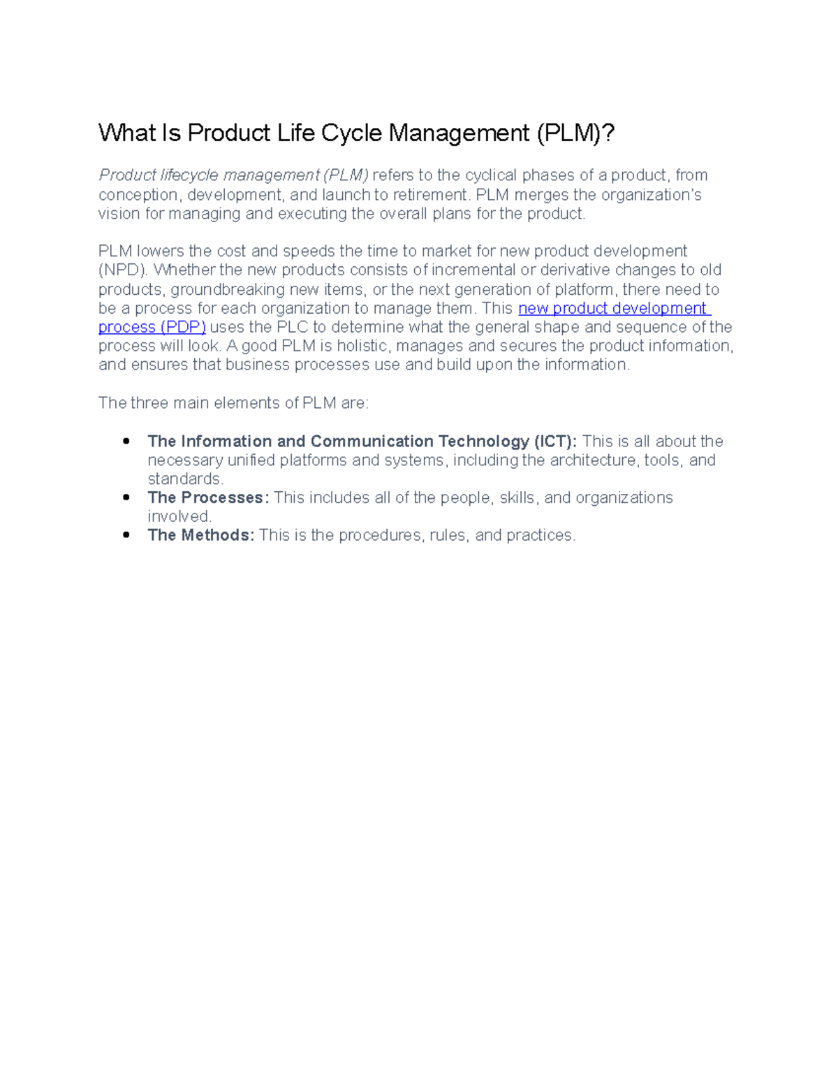 What Is Product Life Cycle Management - PLM merges the organization’s ...