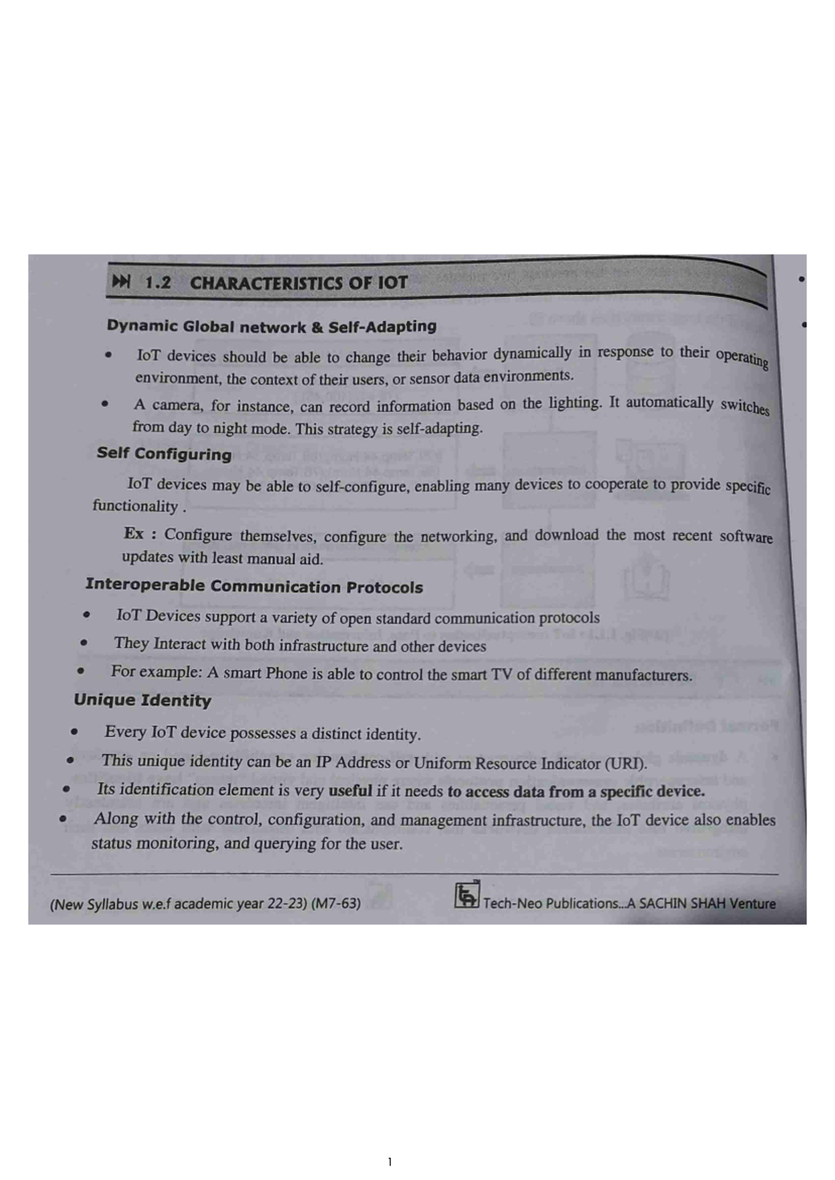 IOE QB - Practice questions - IN 1 CHARACTERISTICS OF IOT Dynamic ...