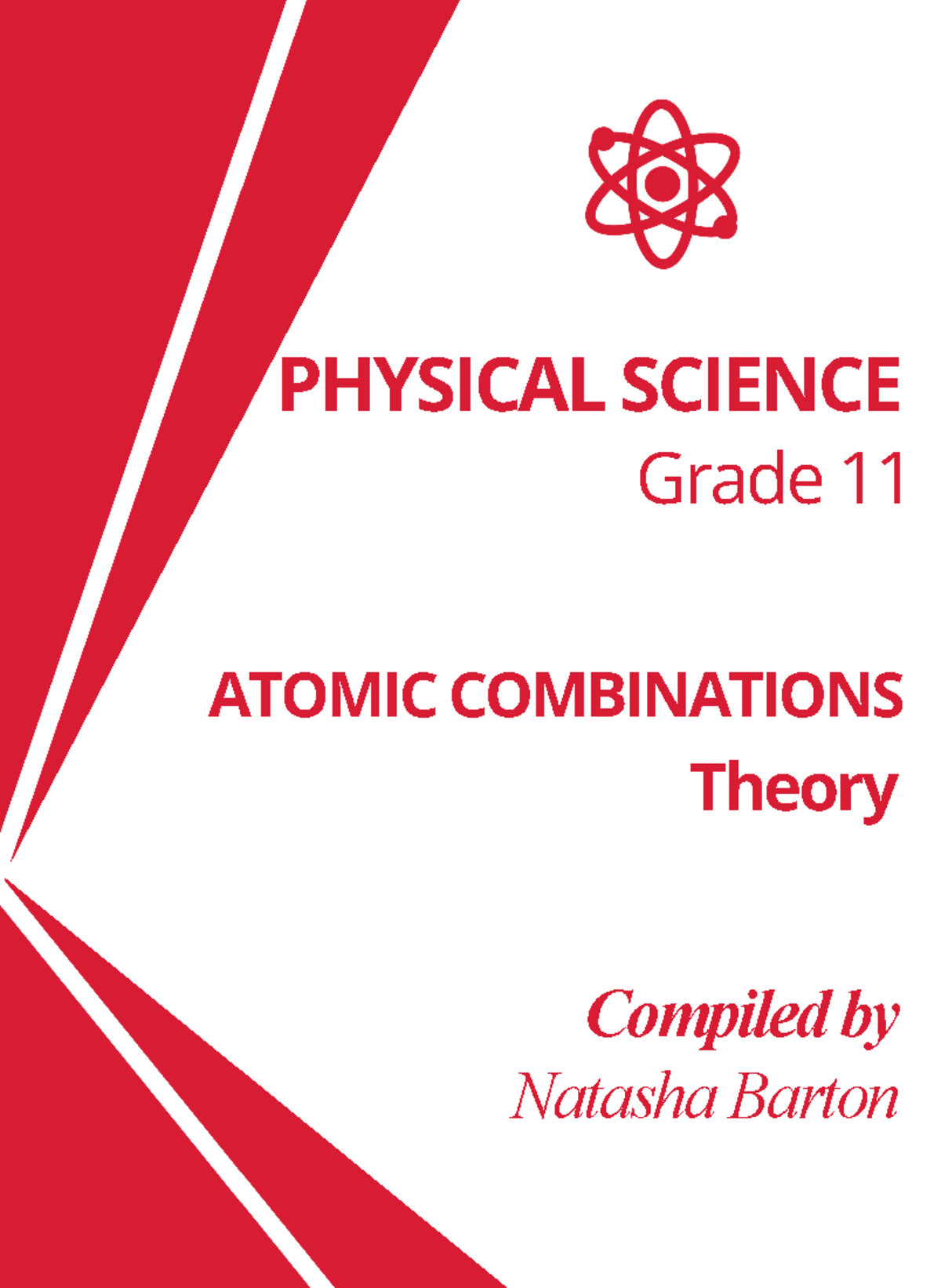 Physical science grade 11 atomic combinations theory - PHYSICALSCIENCE ...