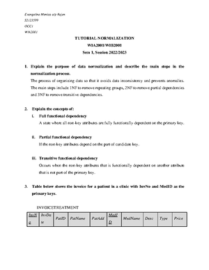 Tutorial 3 - Database - WIA2001/WIB DATABASE SEM 1, 2022/ Tutorial 3 Why business rules are ...