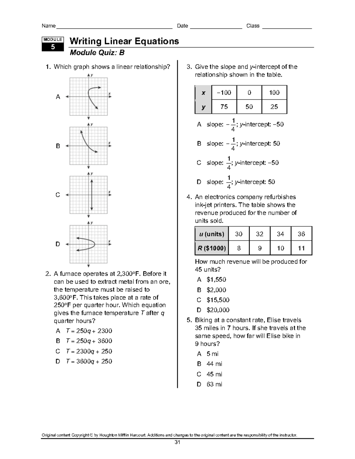 3C Test Review 2021 - Name ...