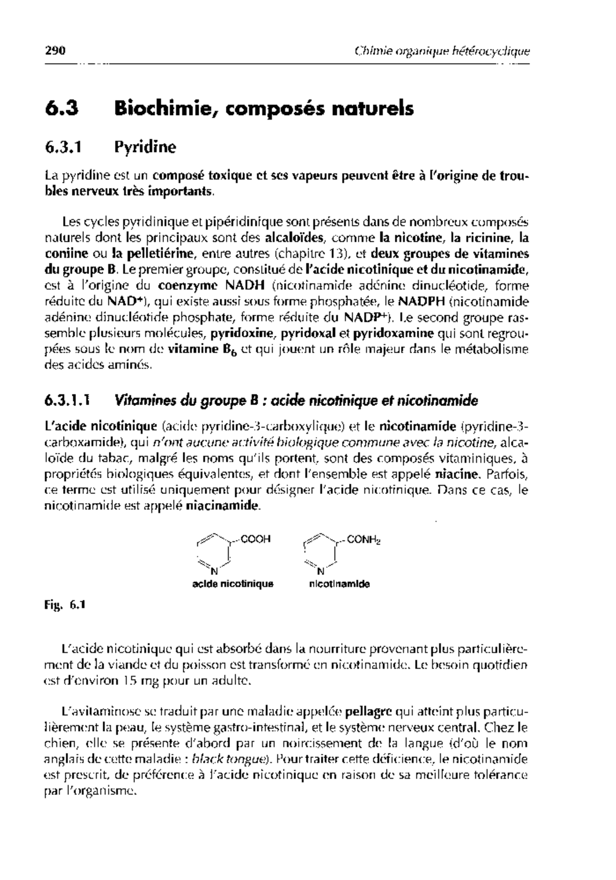 Pyridines, sels de pyrylium et de thiopyrylium partie 4 Biochimie ...