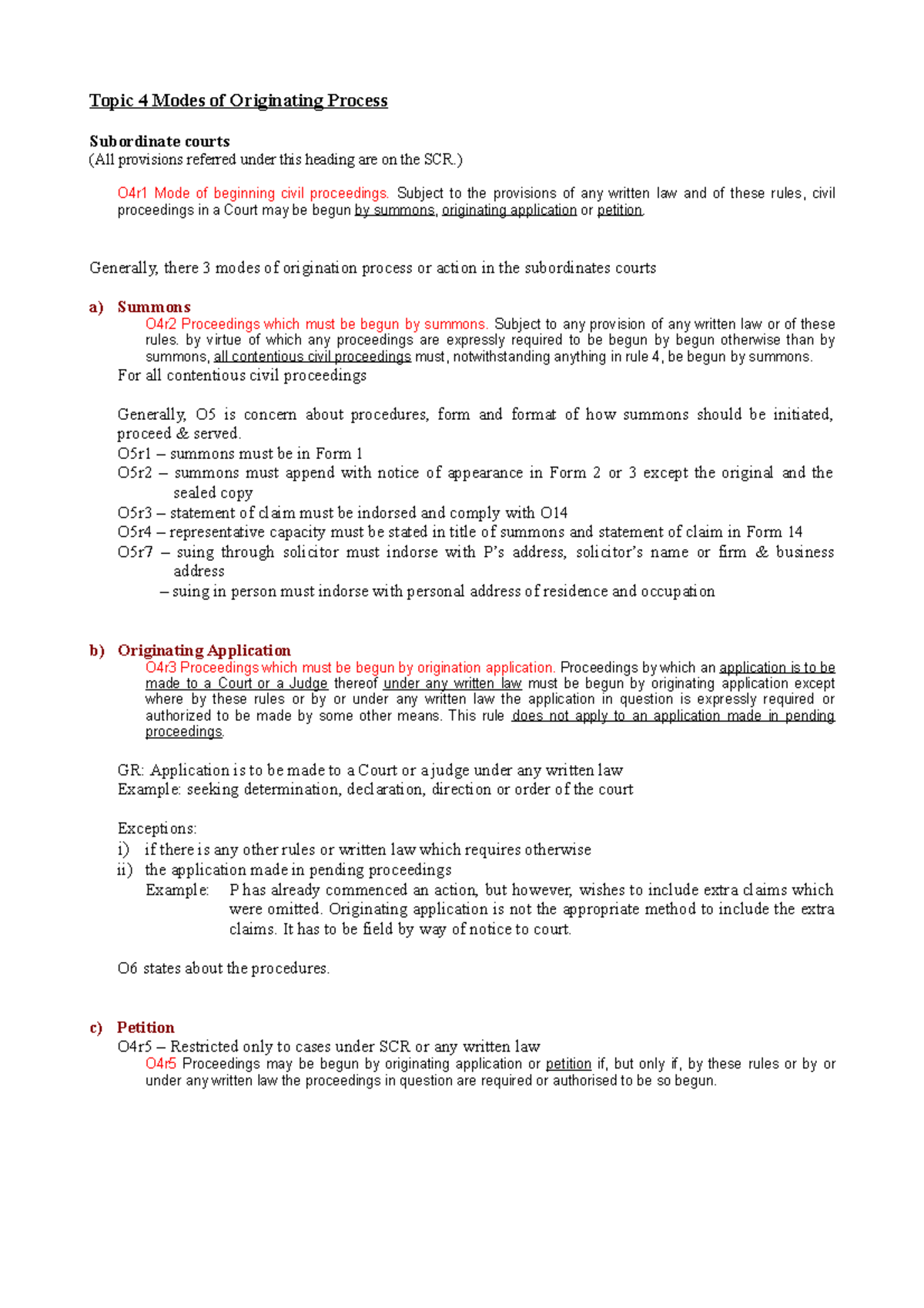 Topic 4 Modes of Originating Process - Topic 4 Modes of Originating ...