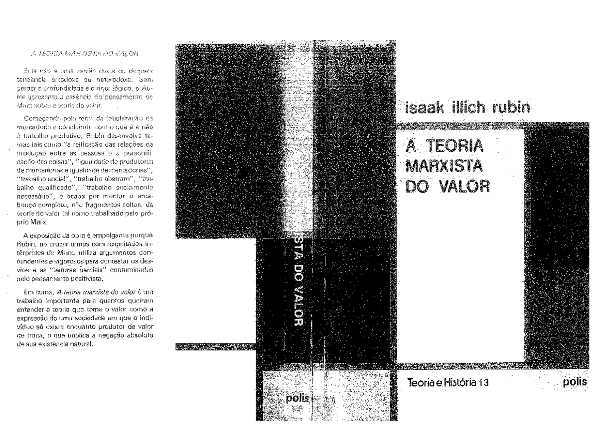 A teoria marxista do valor (Isaak Illich Rubin) (z-lib - Esta néo uma ...