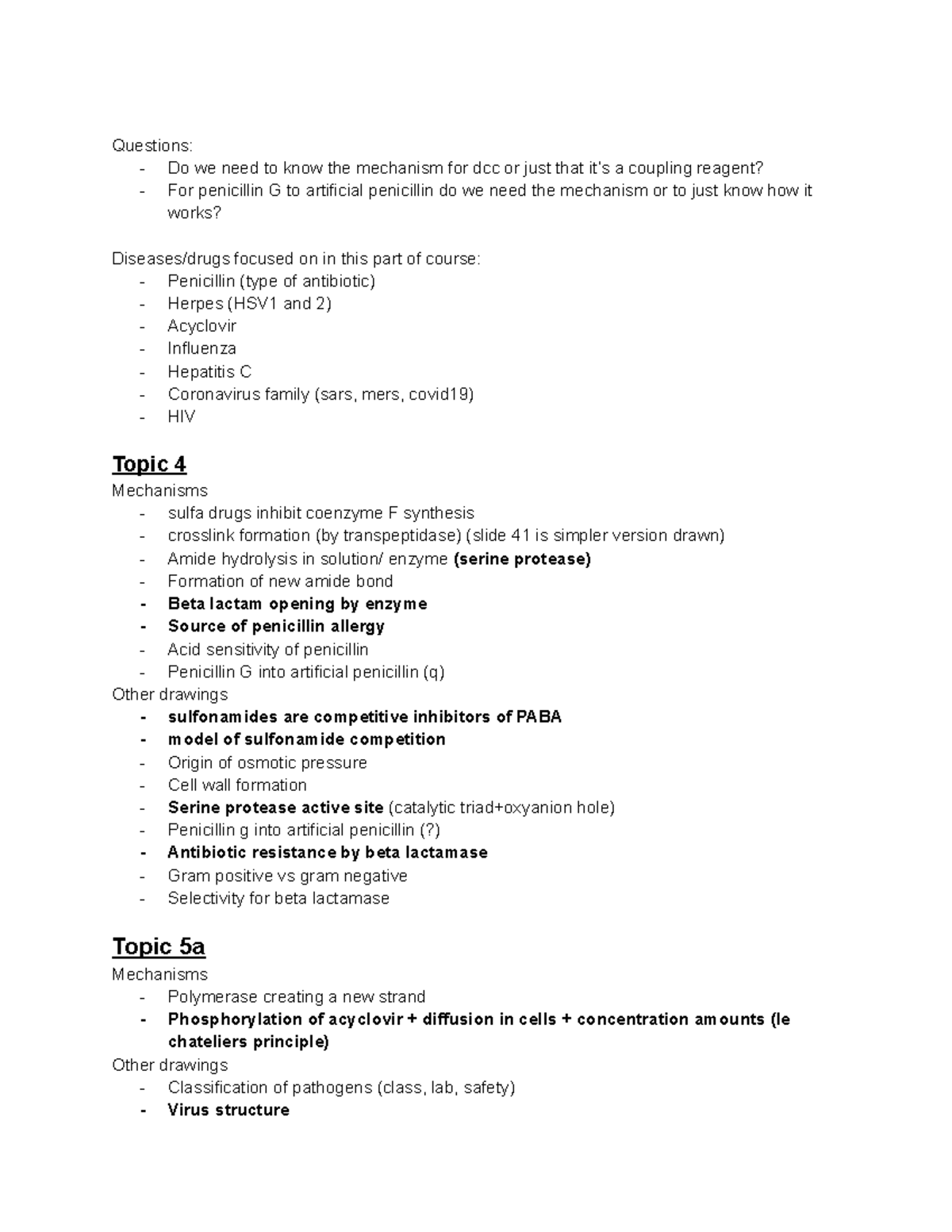 Bps midterm 2 mechanisms fall 2020 - Questions: - Do we need to know ...
