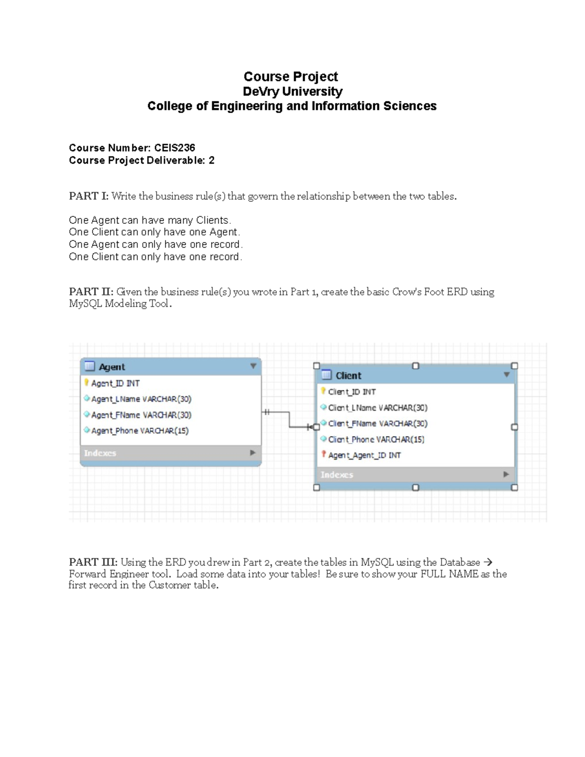CEIS236 Module 2 Project Deliverable - T. Maynard - Course Project ...
