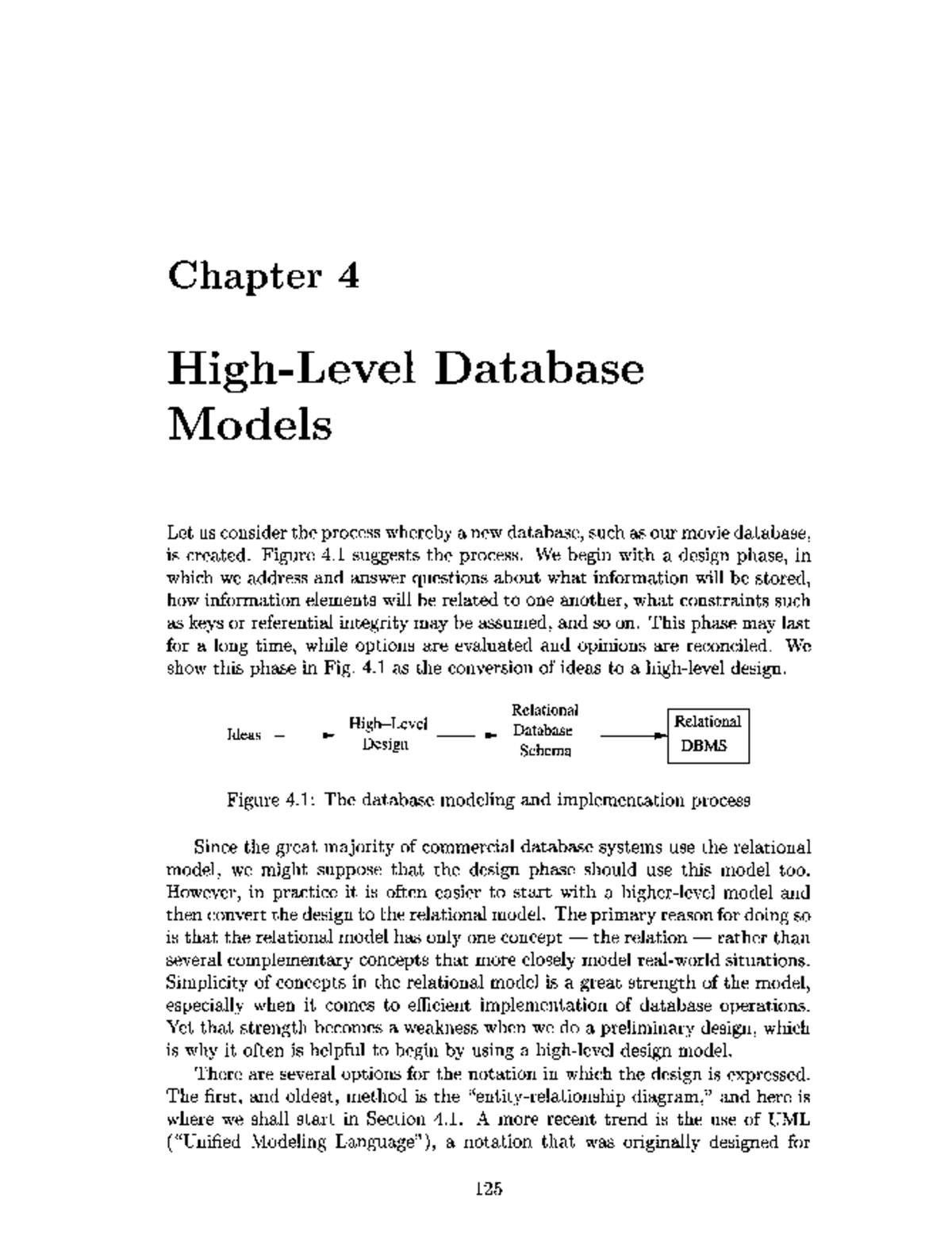 Elektro Modulator Dva-162-236 - Chapter 4 High-Level Database M odels ...