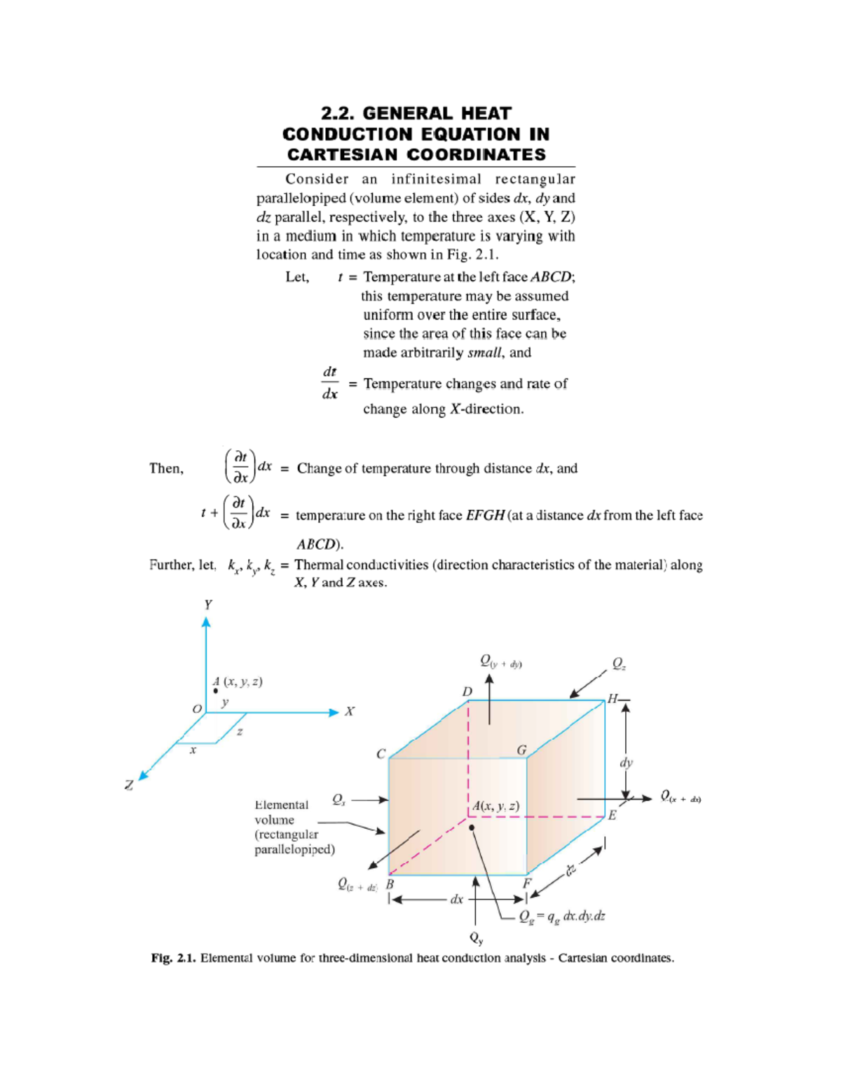 General heat conduction equation - Electrical and Electronics ...