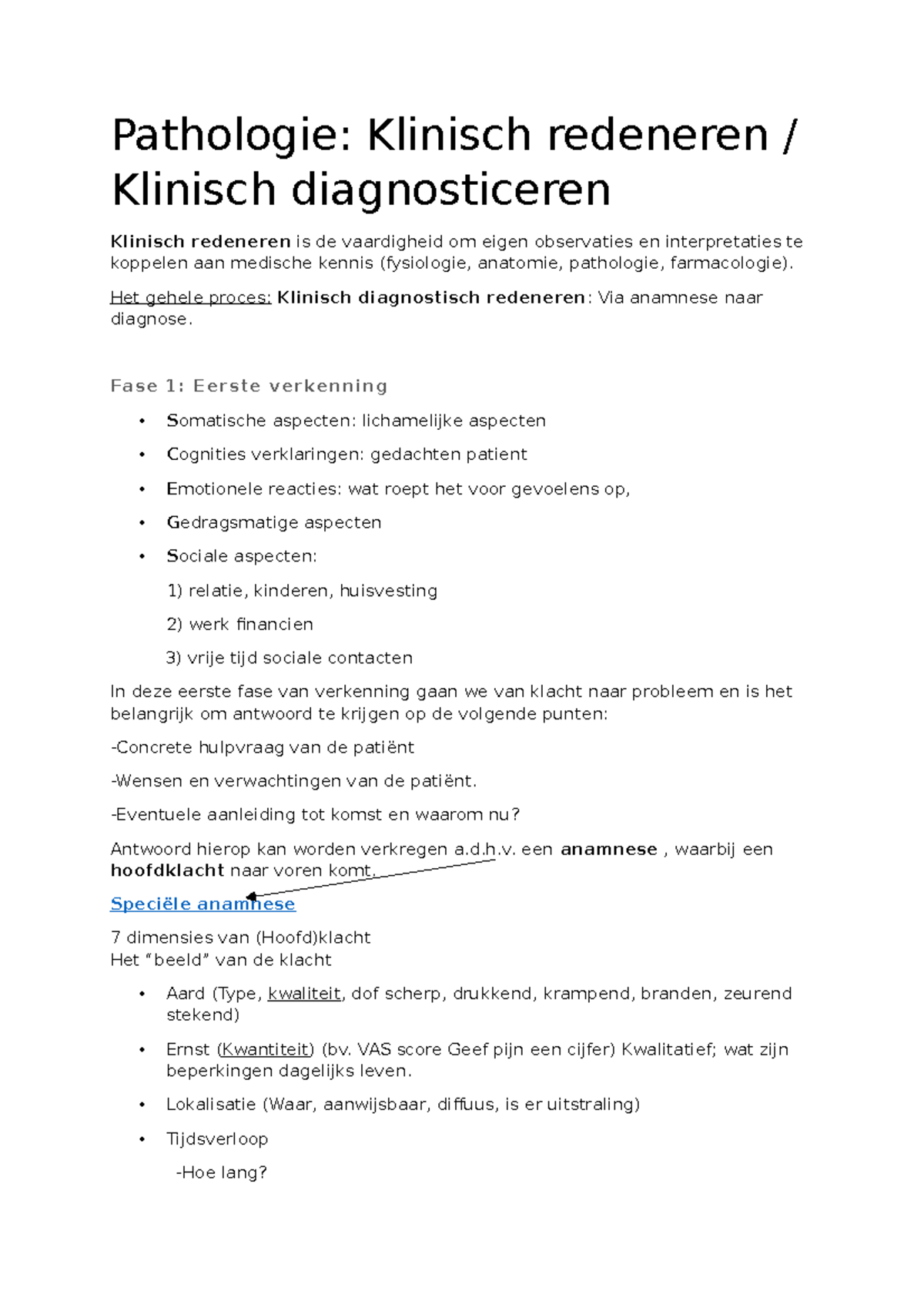 Pathologie klinisch redeneren I en II - Pathologie: Klinisch redeneren ...