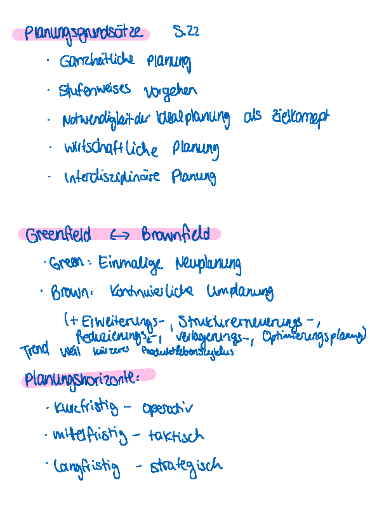 Gedankenprotokolle altklausuren - Planungsgrundsätze S. 22 ...
