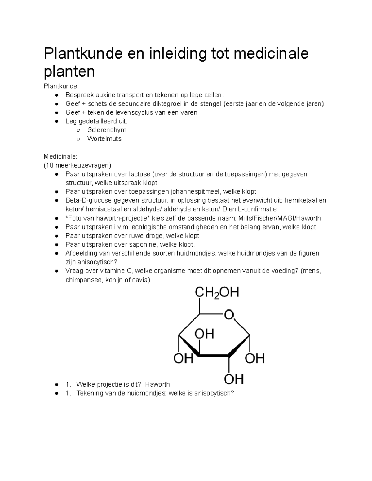 Plantkunde en inleiding tot medicinale planten - Plantkunde en ...