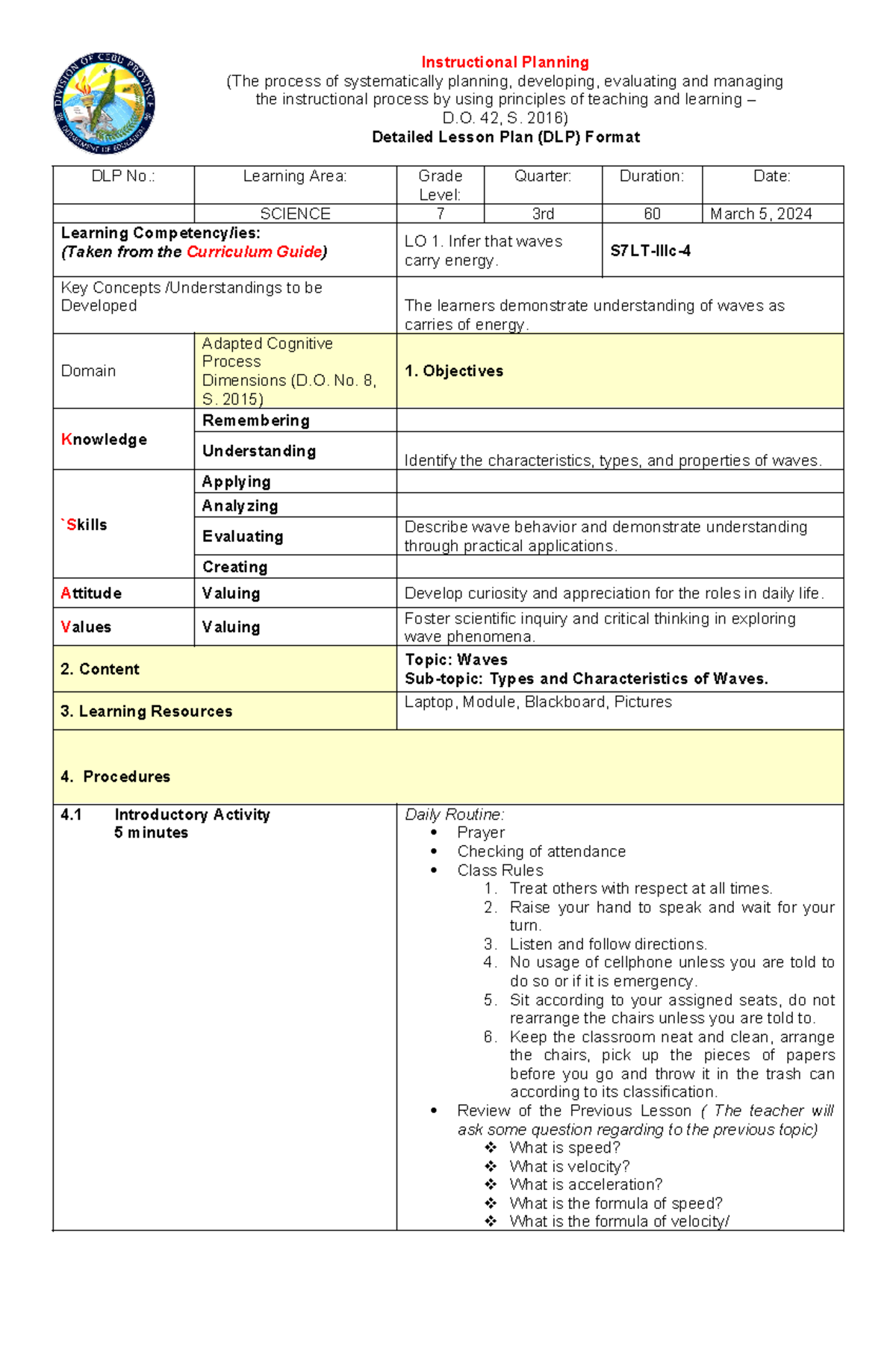 DLP-FOR- Waves - Science files that will hep you broaden your knowledge ...