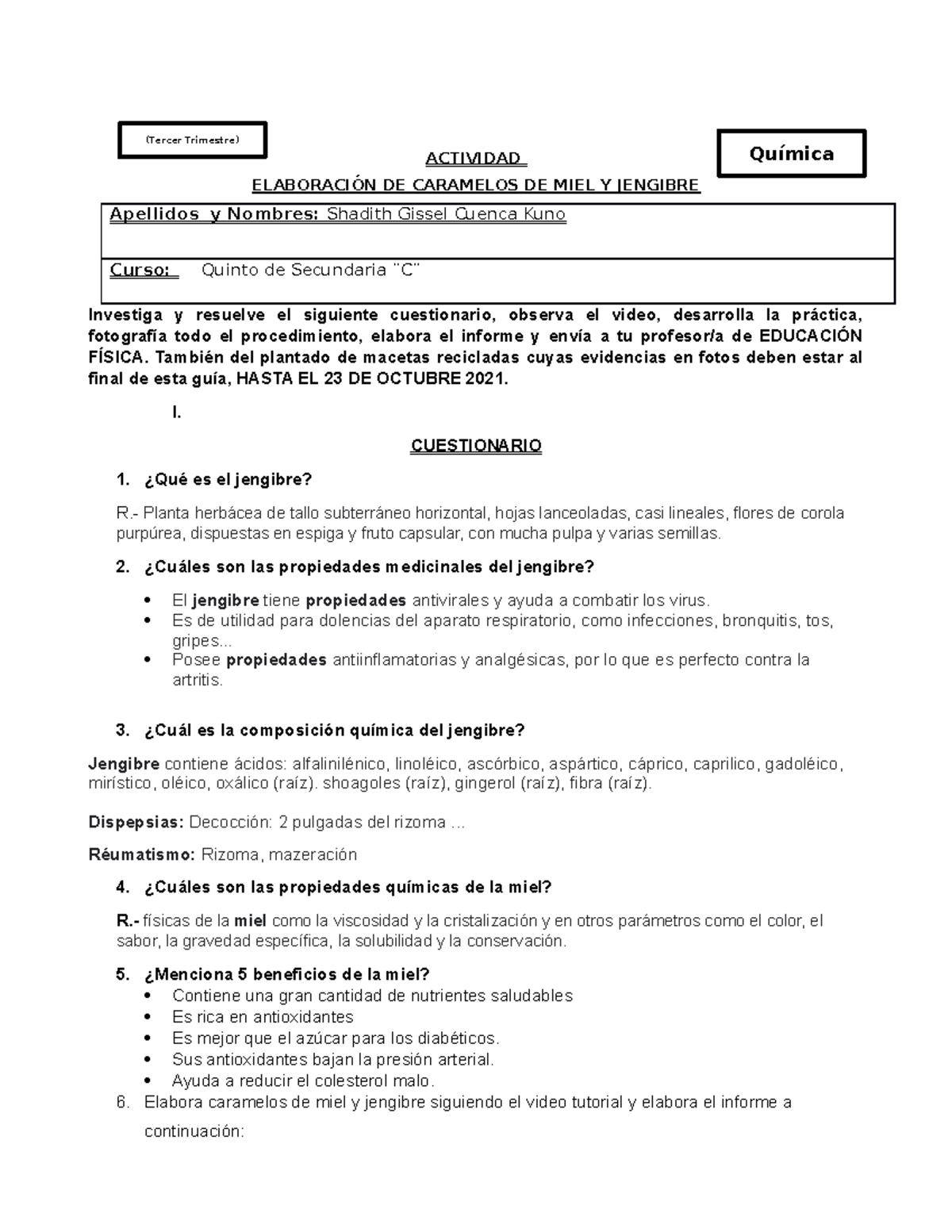 Documento de Shadith - Keiwke - ACTIVIDAD ELABORACIÓN DE CARAMELOS DE ...