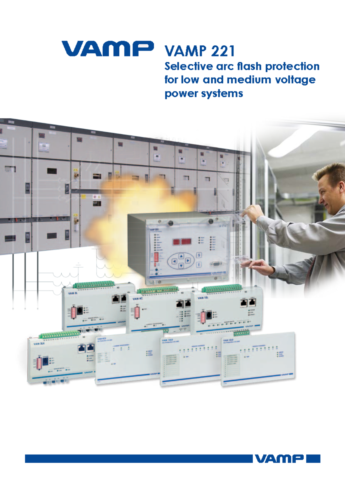 VB221 - aaa - VAMP 221 Selective arc flash protection for low and ...