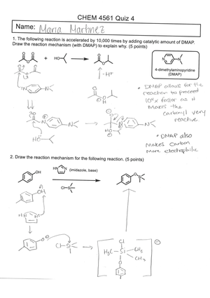 Practice Set 4 Answers - CHEM 4562 - Studocu