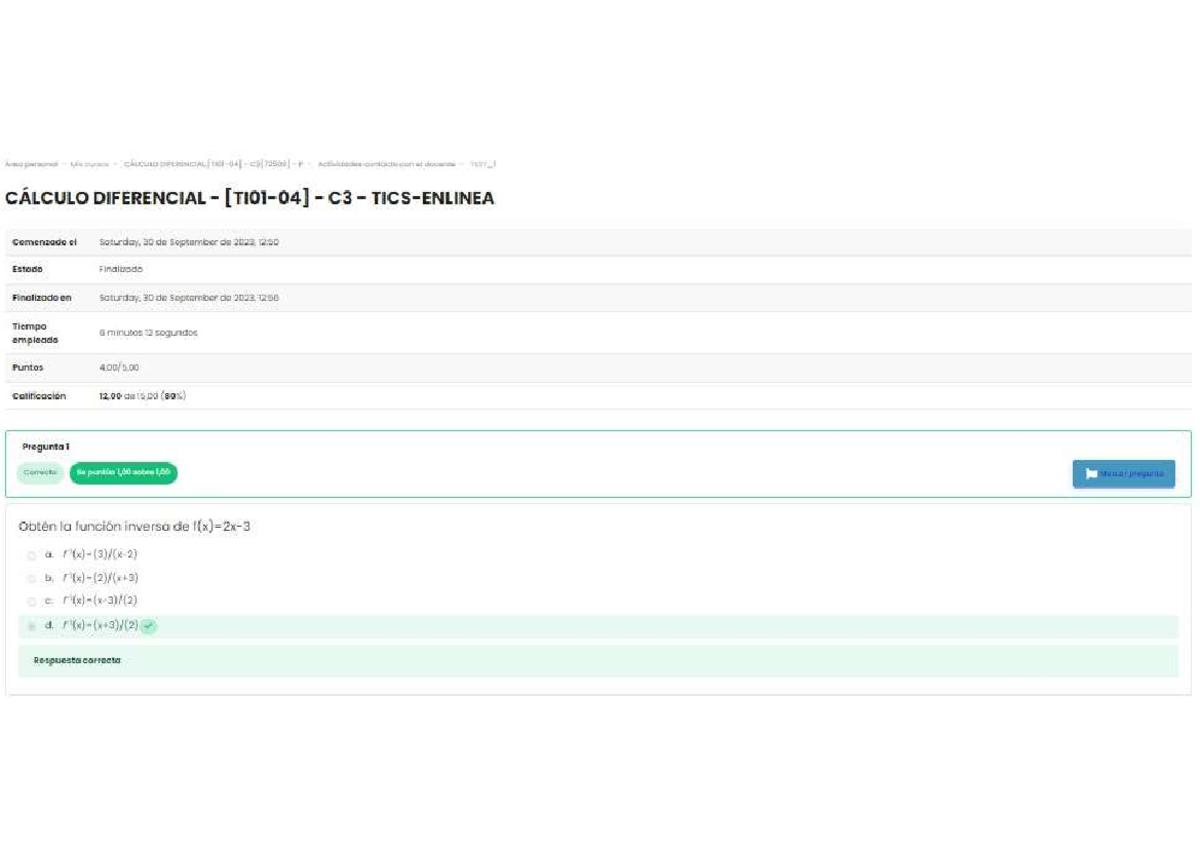 Calculo tes 1 y 2 - Cálculo Diferenicial - Studocu