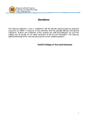 Final-LMC-6 AY-2022-2023 - Exclusively for the use of CatSU-NSTP LMC 6 ...