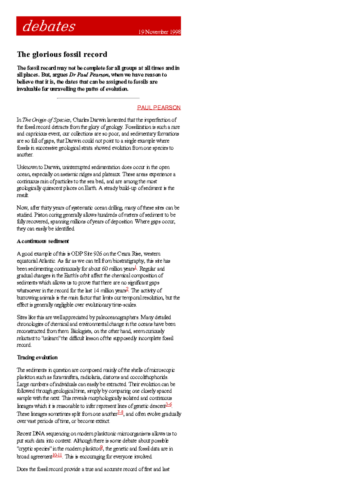 Nature 28135 - Useful for depth studies on isotopic ratios and ...