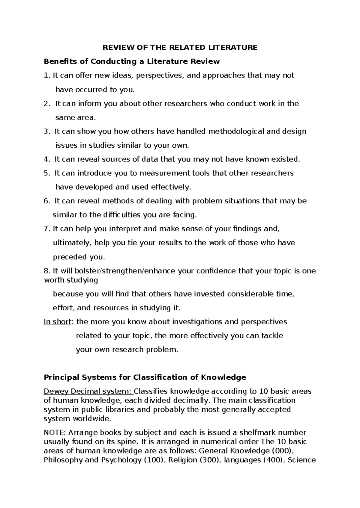 Inbound 6383309918929010740 - REVIEW OF THE RELATED LITERATURE Benefits ...