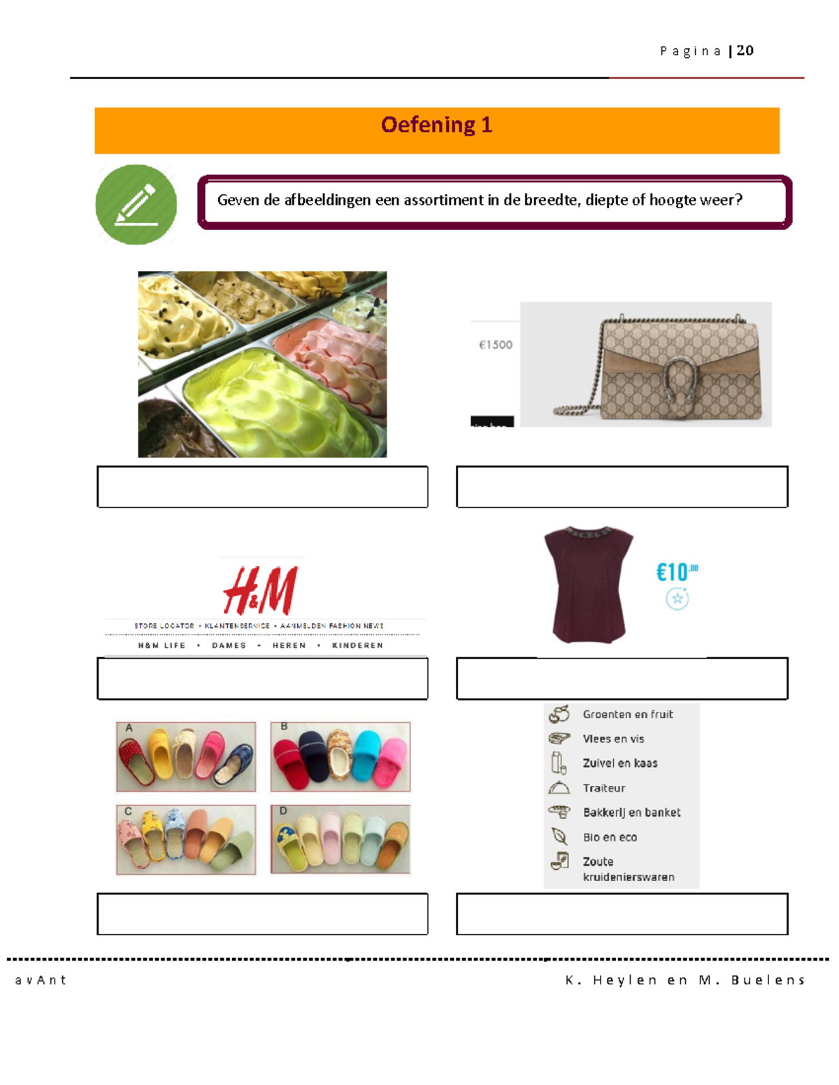 5KA Oefeningen Assortiment - Oefening 1 Geven de afbeeldingen een ...