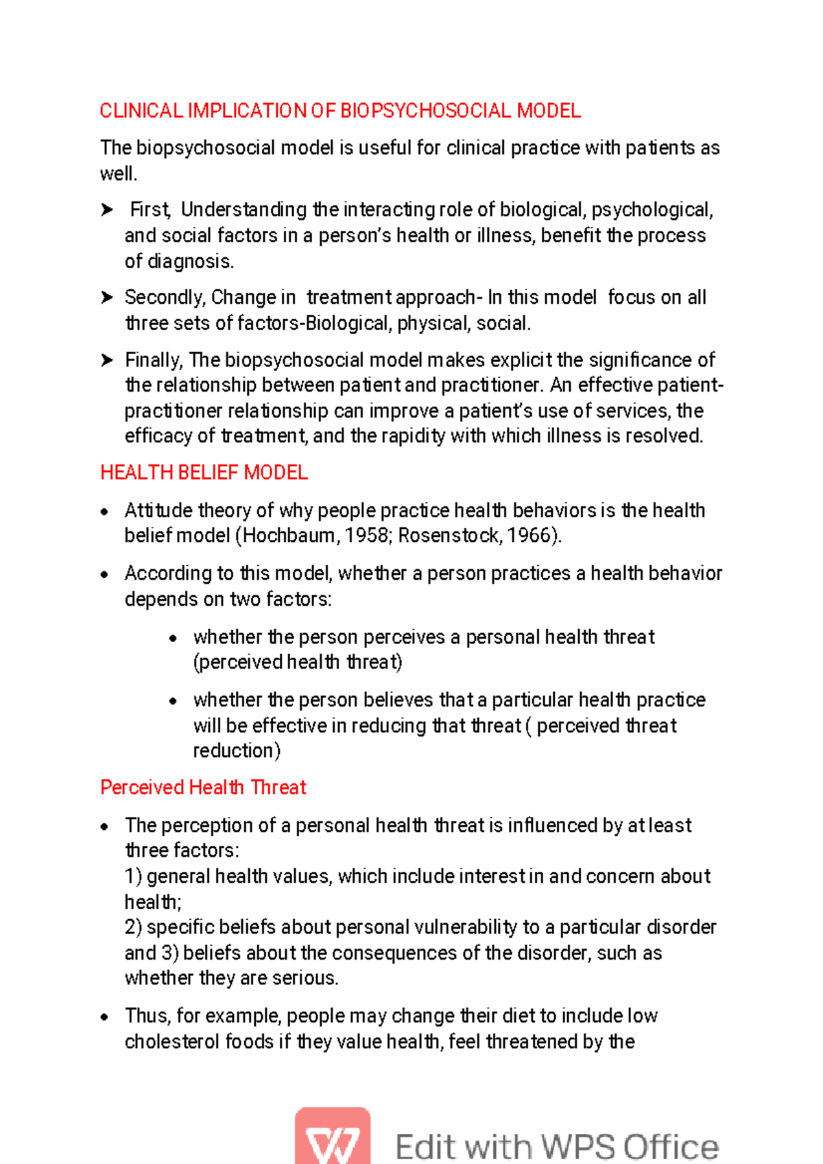 Biopsychosocial model - First, Understanding the interacting role of ...