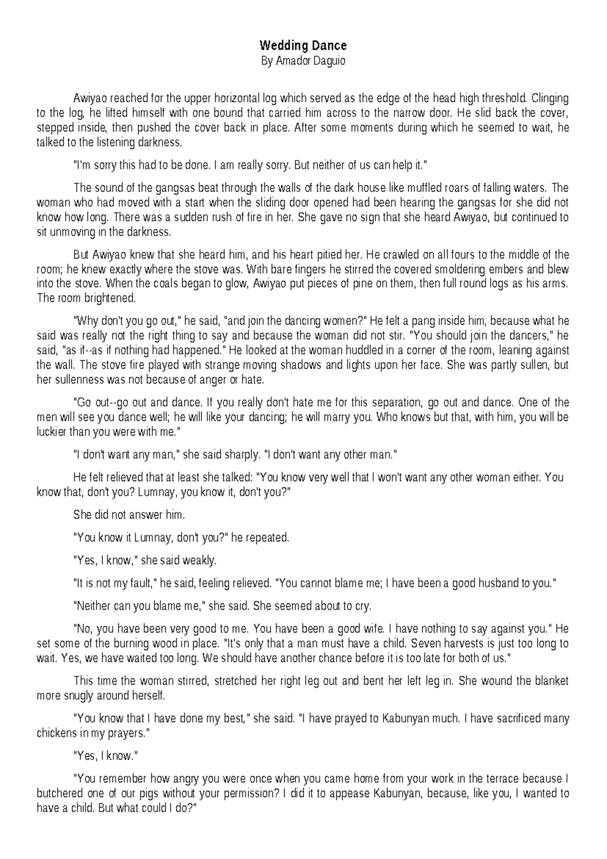 Wedding Dance by Amador Daguio 092344 - Wedding Dance By Amador Daguio ...