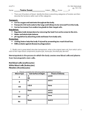 Physio Ex Exercise 4 Activity 1 - PhysioEx Lab Report Exercise 4 ...