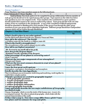 Study Guide #2 - Homework - Earth, People & Environment / Big History ...