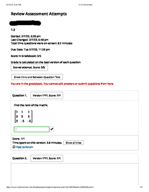 Scoic - MATH 262 - Studocu