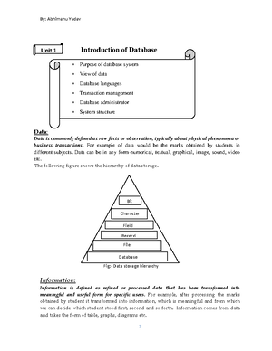 Project III syllabus BCA Eight Semester - Bachelors of computer application - Studocu