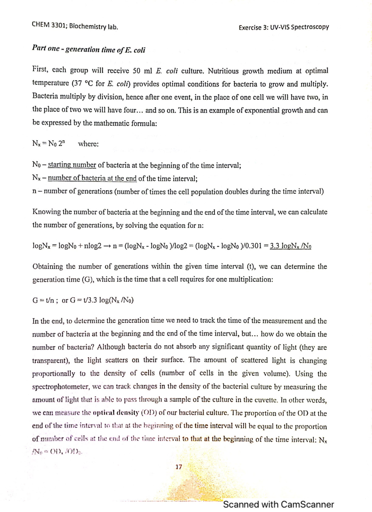 E 3 Practice Problems Chem 3301 Studocu