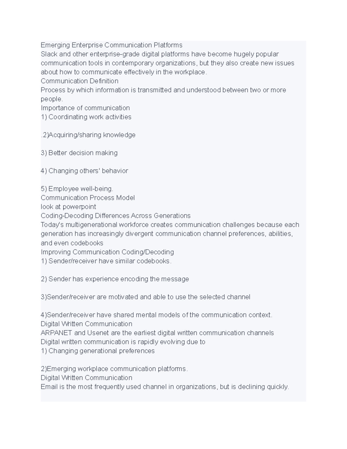 notes busi 240 professor knowles - Emerging Enterprise Communication ...