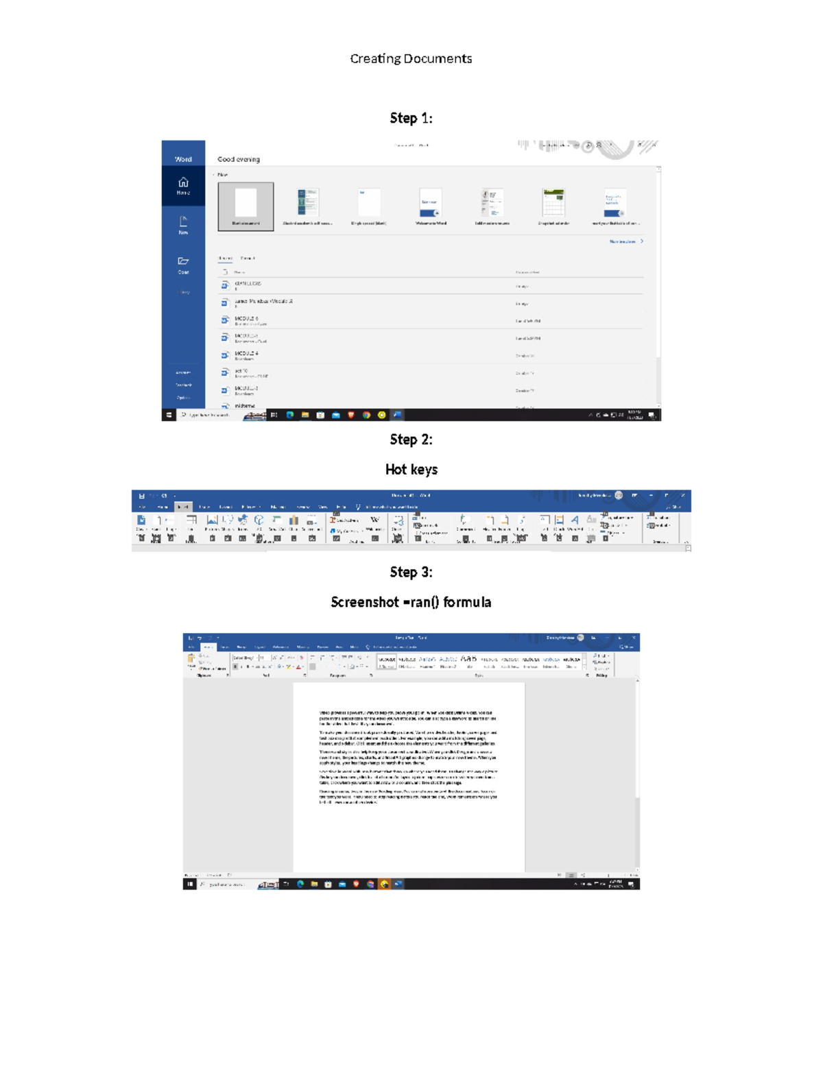 Creating Documents Screenshots - Basic Corporation Law - Creating ...