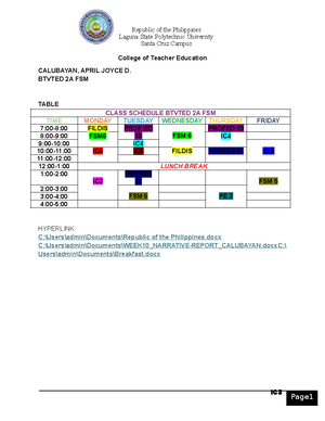 Aktiviti 2 Pangkat 2 - Thesis - Republic of the Philippines Laguna ...