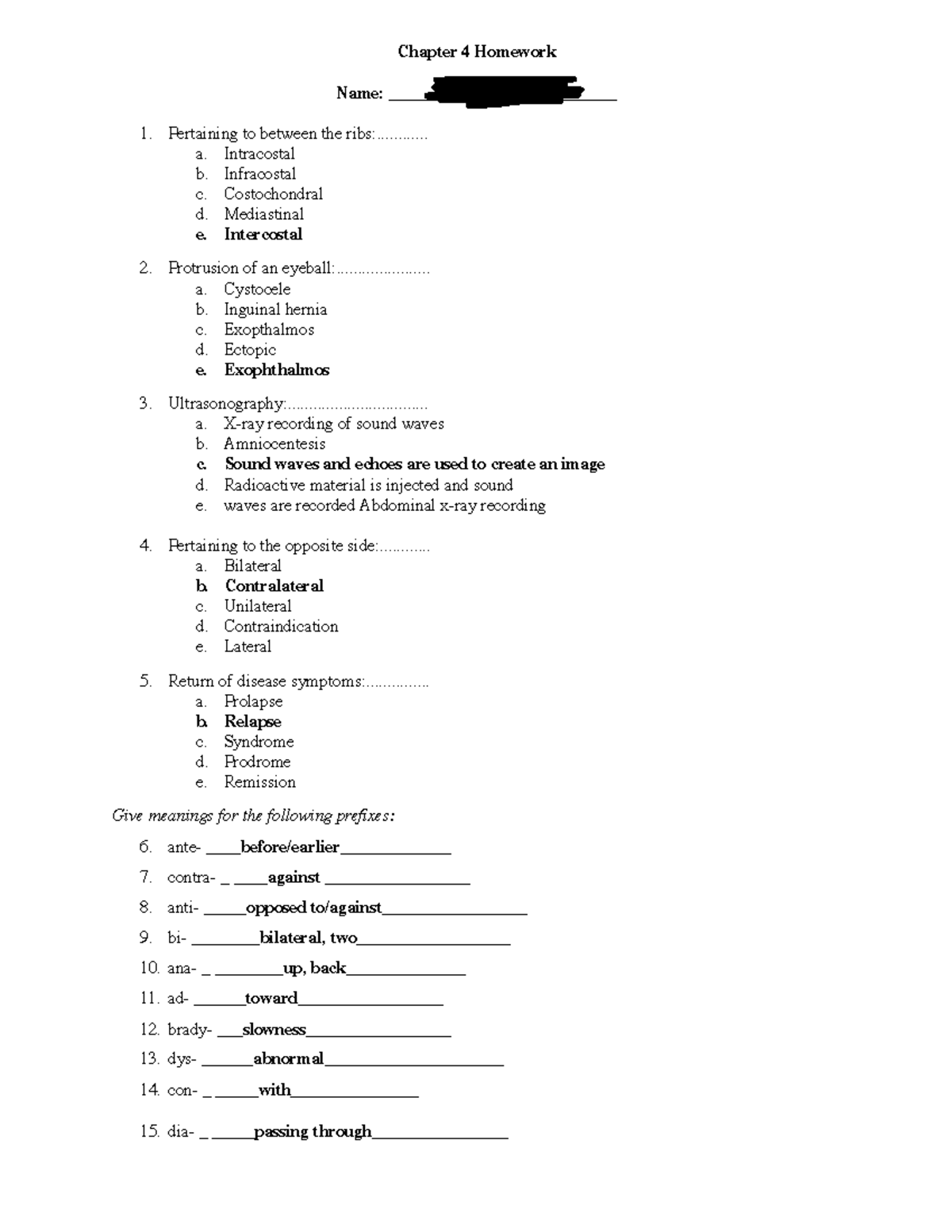Chapter 4 Homework - Chapter 4 Homework Name: Zia Fairclough ...