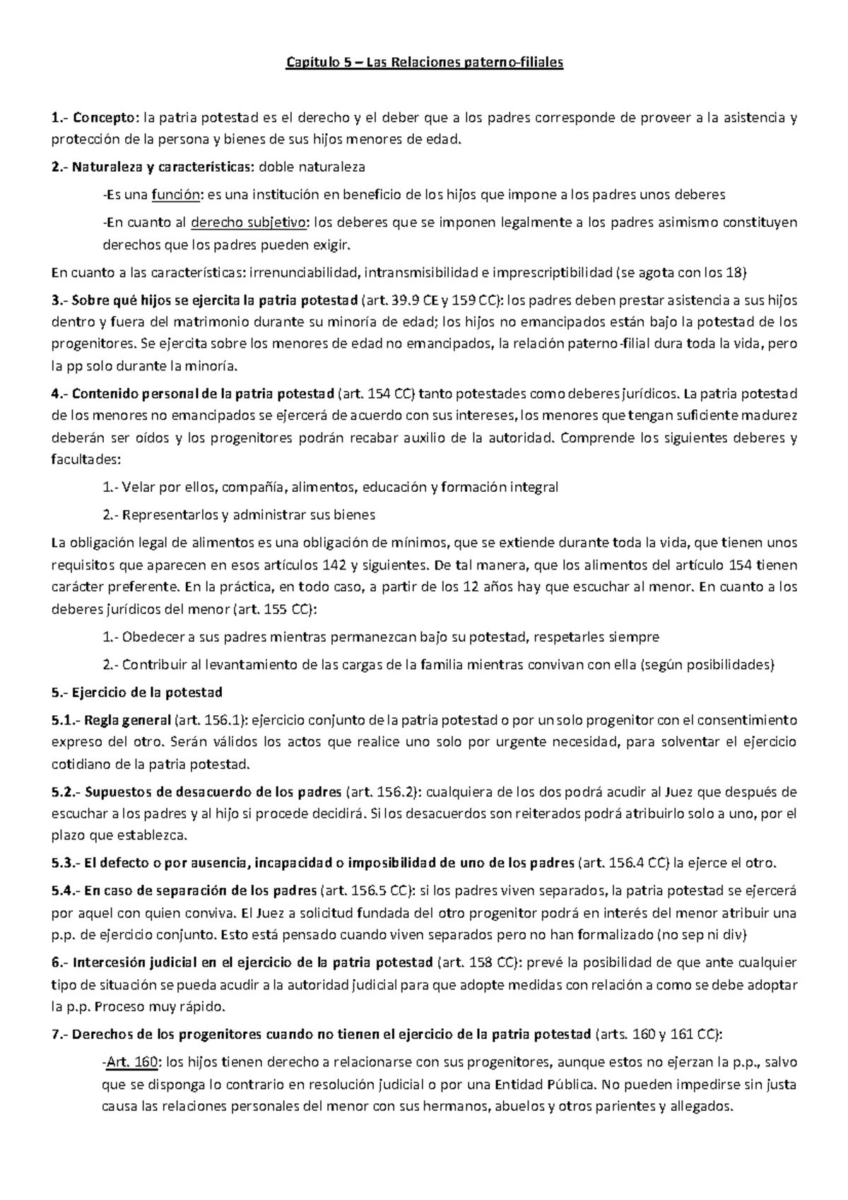 Capítulo 5 Bloque II - Capítulo 5 – Las Relaciones paterno-­‐filiales 1 ...
