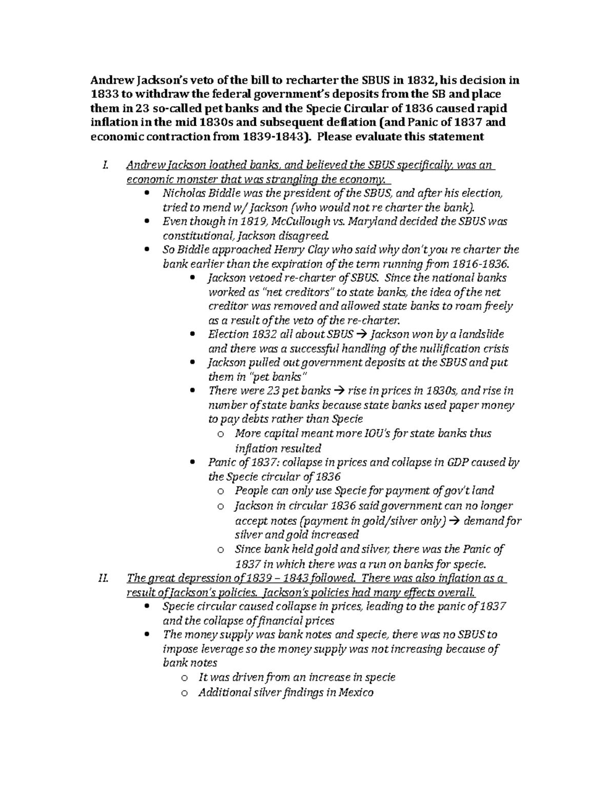 Lecture notes, lectures 4-10 - Full notes given by instructor - Andrew ...