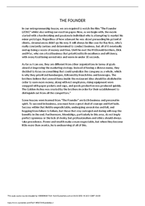 Strama THE Founder Movie Review Lapidario - The Founder Directed by ...