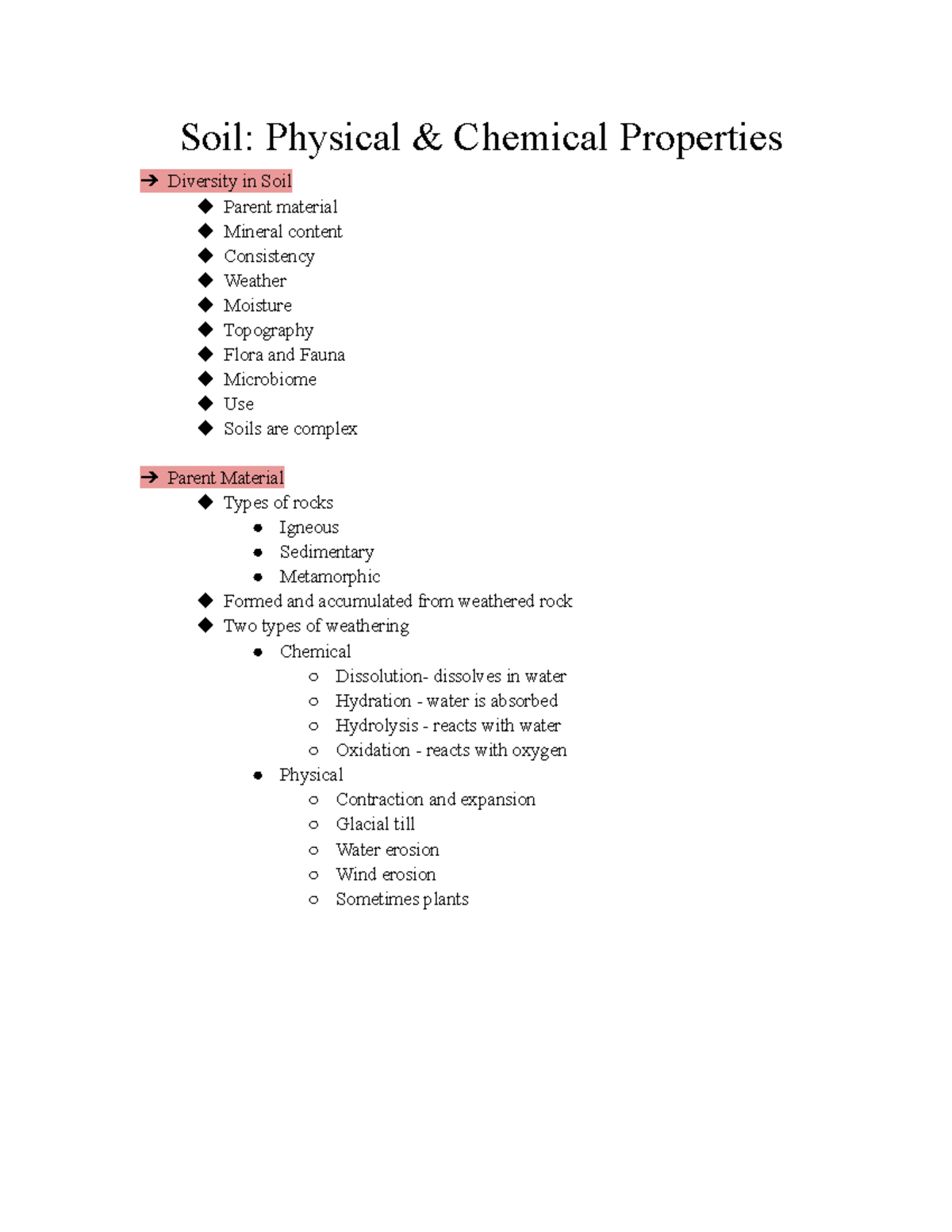 Soil-2 - physical and chemical properties - Soil: Physical & Chemical ...