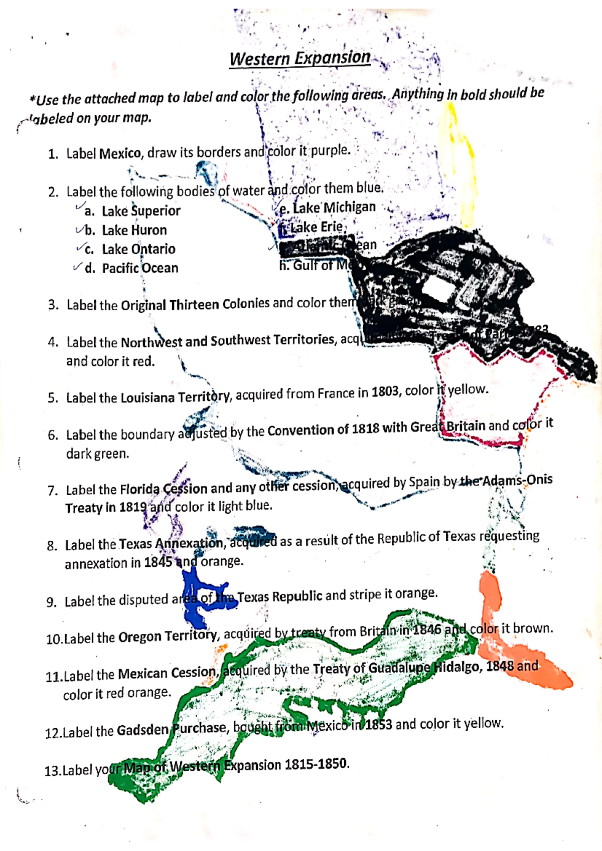 American History, Western Expansion 1815 - 1850 - HIS 132 - Studocu