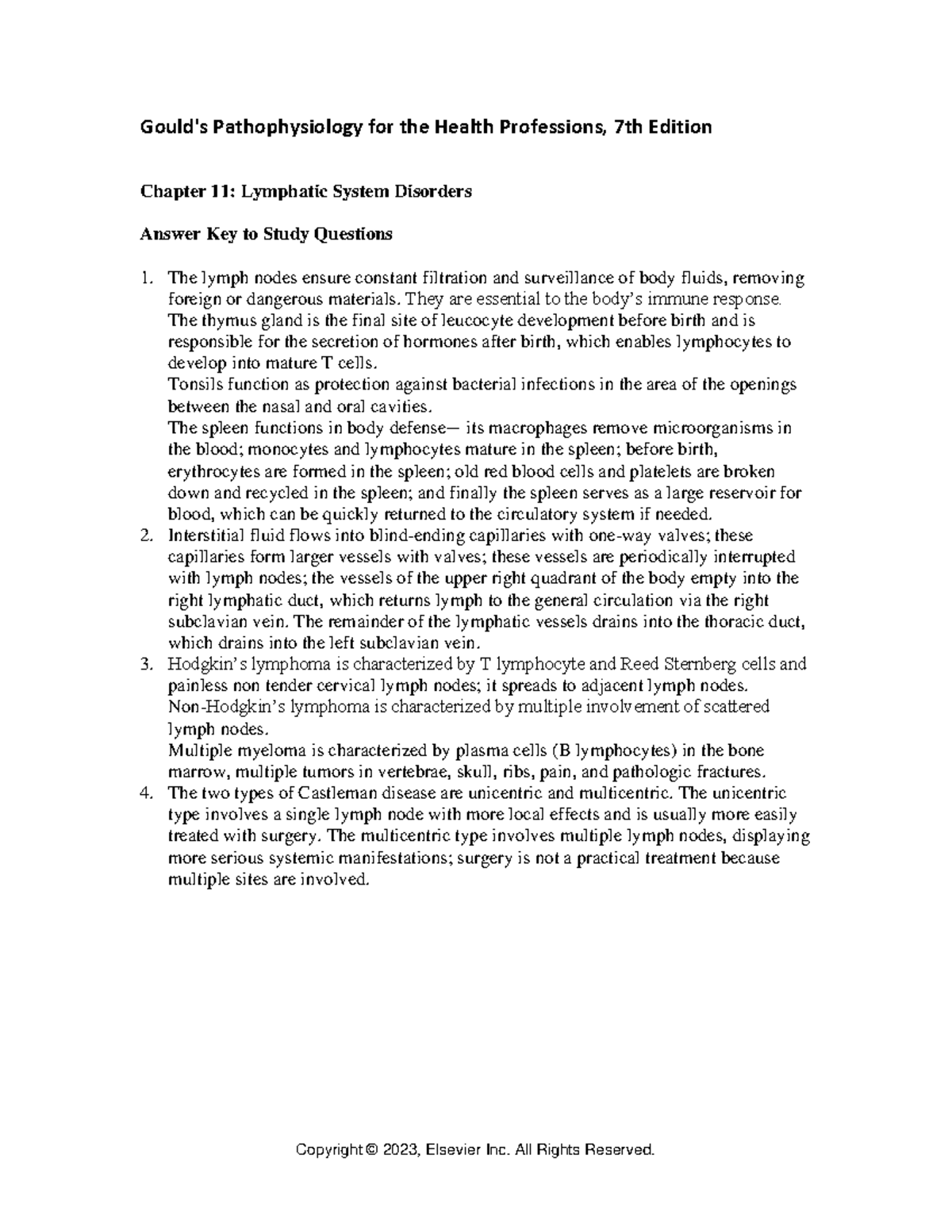 Chapter 011 - patho - Copyright © 2023, Elsevier Inc. All Rights ...