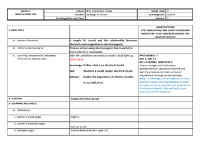 Lesson Plan on Active and Inactive Fault-G8 - A Detailed Lesson Plan ...