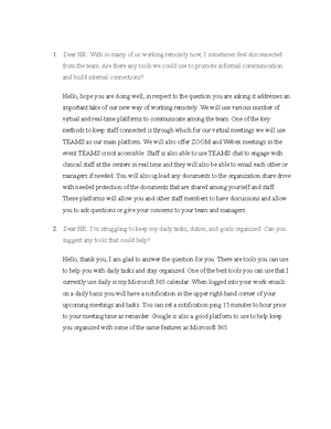 IHP 330 Module 4 worksheet - IHP 330- Module Four Worksheet Connection ...