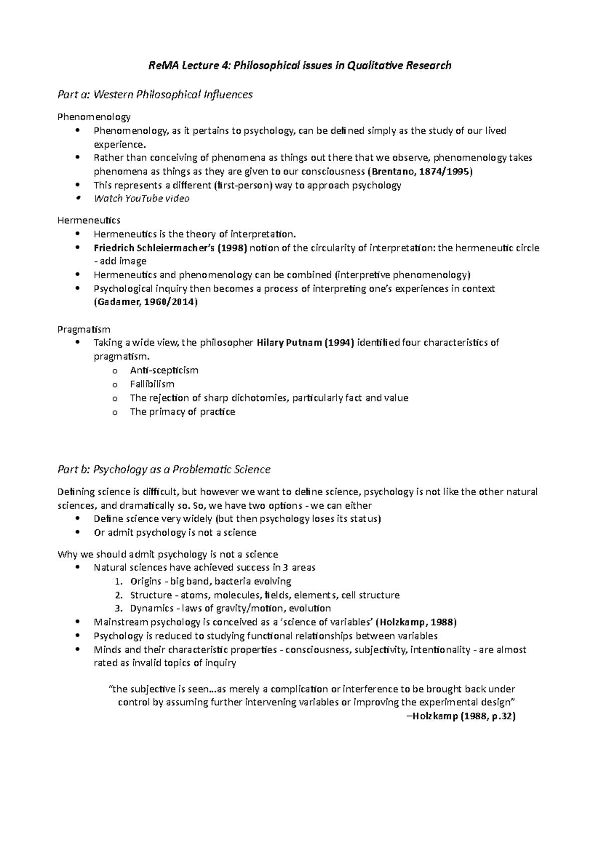 Philosophical Issues in Qualitative Research - Rather than conceiving ...